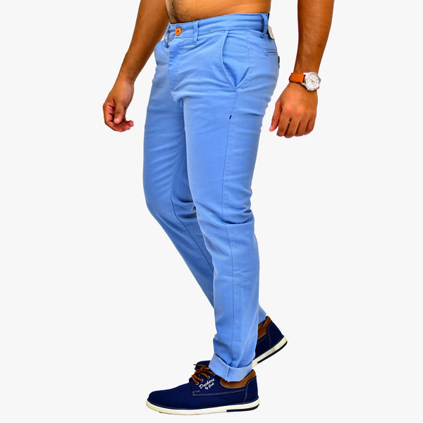 WOKE Men's Chino Slim Fit - Blue – Ditch Plains Jeans